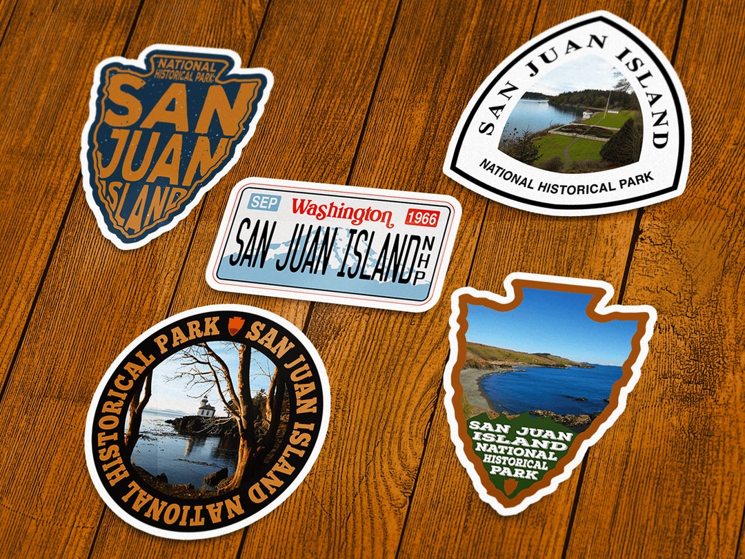 San Juan Island National Historical Park Vinyl Sticker | Choose 1 Decal ...