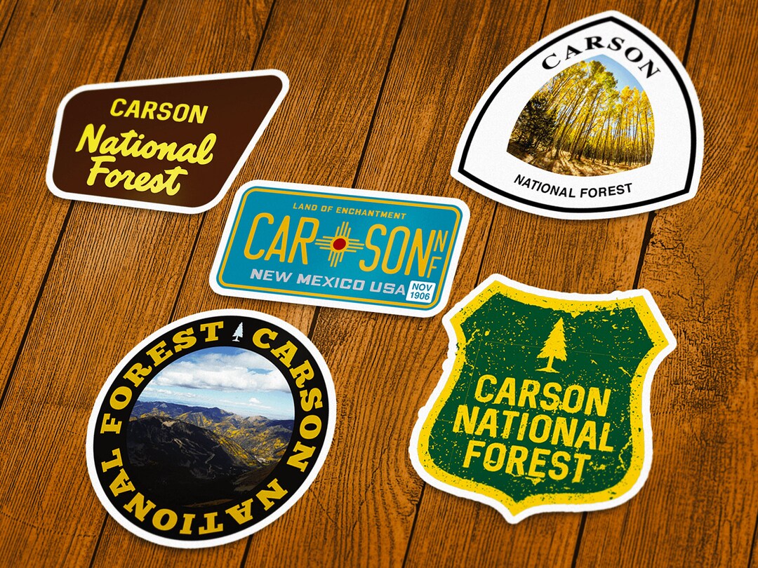 Carson National Forest Vinyl Sticker | Choose 1 Decal or Get Them All ...