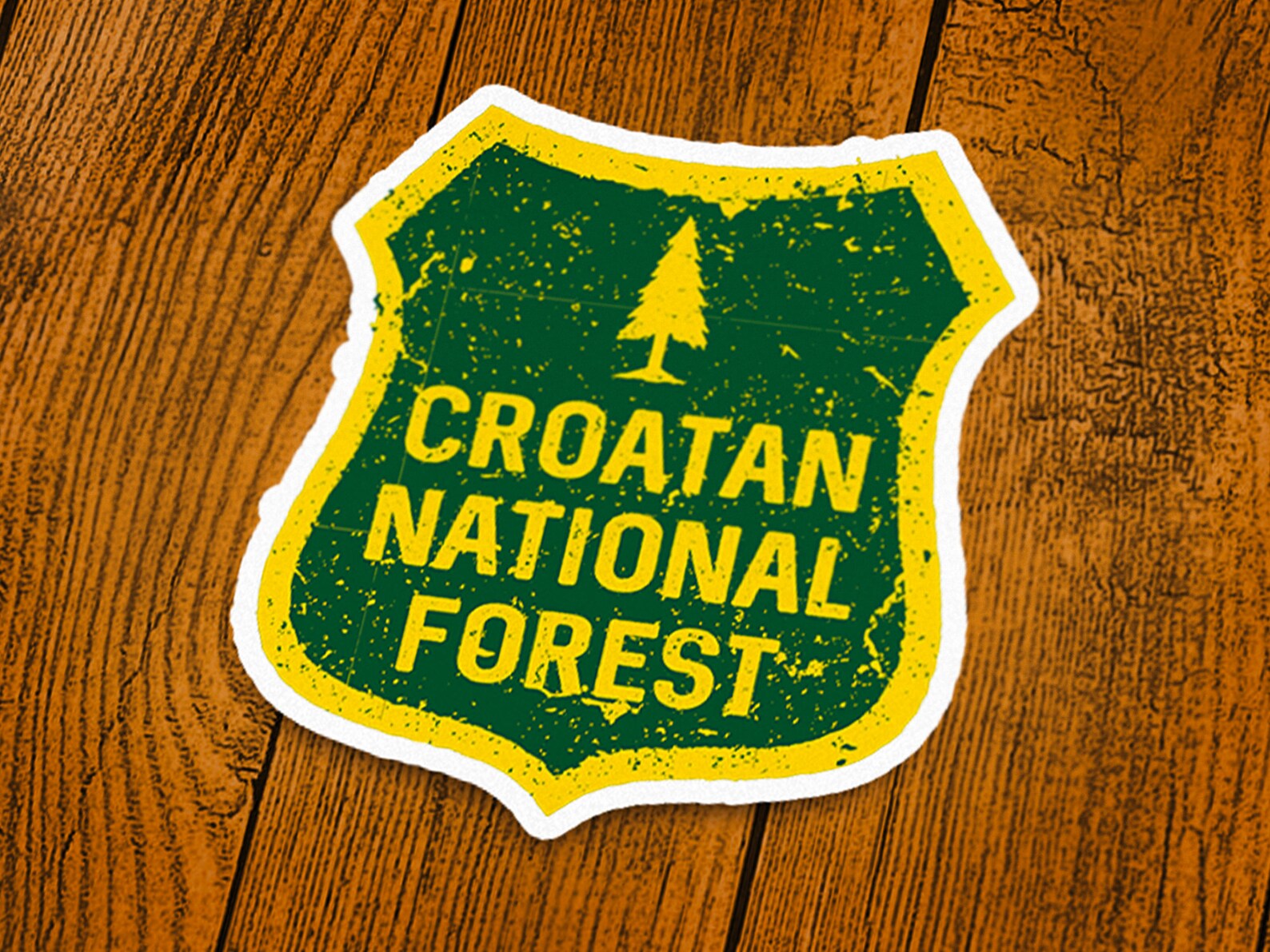 Croatan National Forest Vinyl Sticker | Choose 1 Decal or Get Them All ...