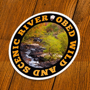 Obed Wild and Scenic River Vinyl Sticker | Choose 1 Decal or Get Them ...