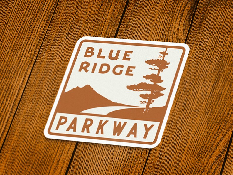 Blue Ridge Parkway Vinyl Sticker Choose 1 Decal or Get Them - Etsy