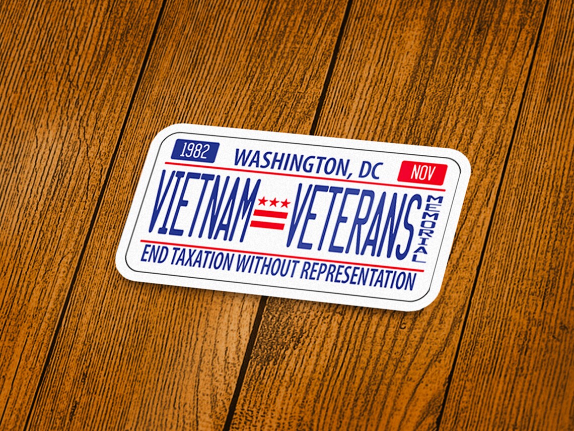 Vietnam Veterans Memorial Vinyl Sticker | Choose 1 Decal or Get Them ...