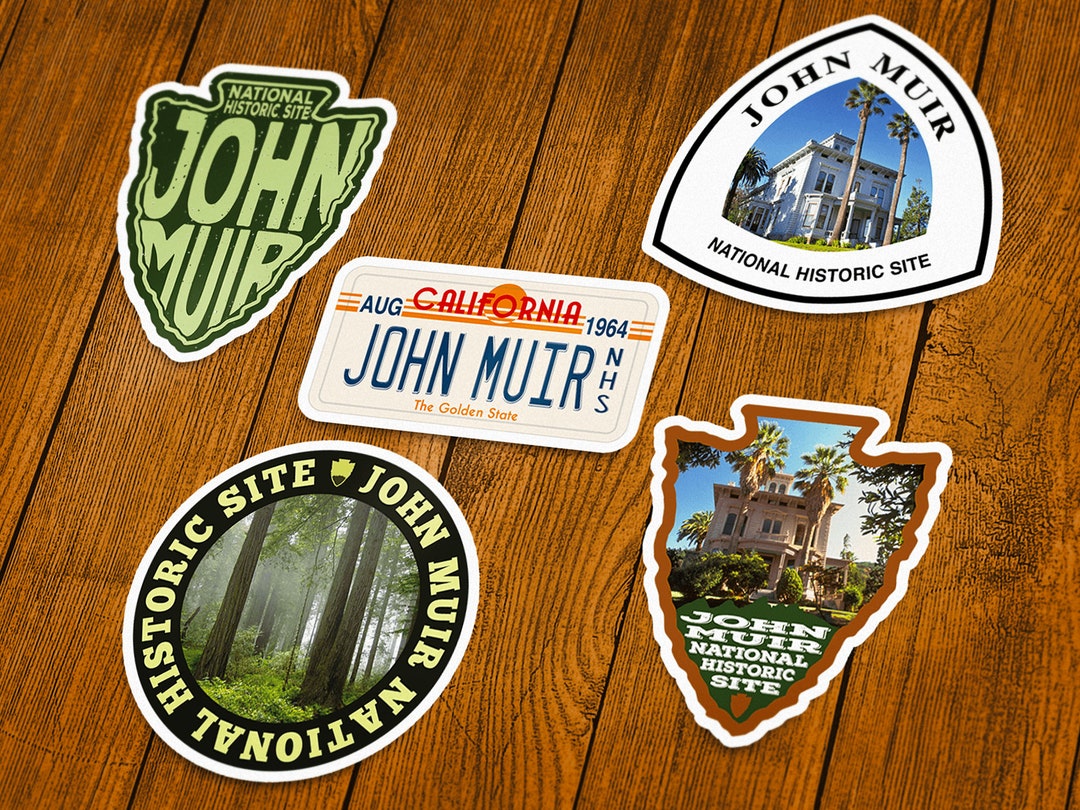 John Muir National Historic Site Vinyl Sticker | Choose 1 Decal or Get ...