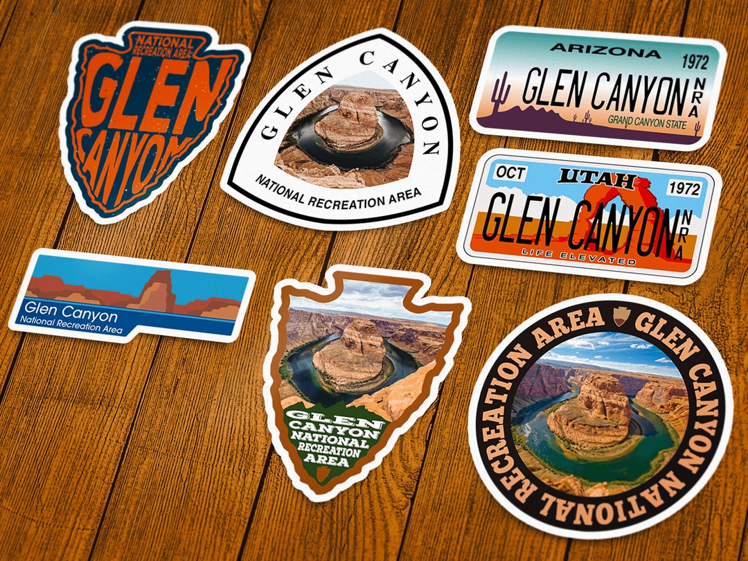 Glen Canyon National Recreation Area Vinyl Sticker Choose 1 Decal or ...