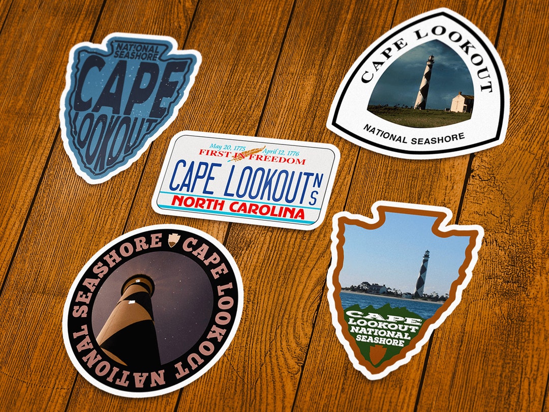 Cape Lookout National Seashore Vinyl Sticker | Choose 1 Decal or Get ...