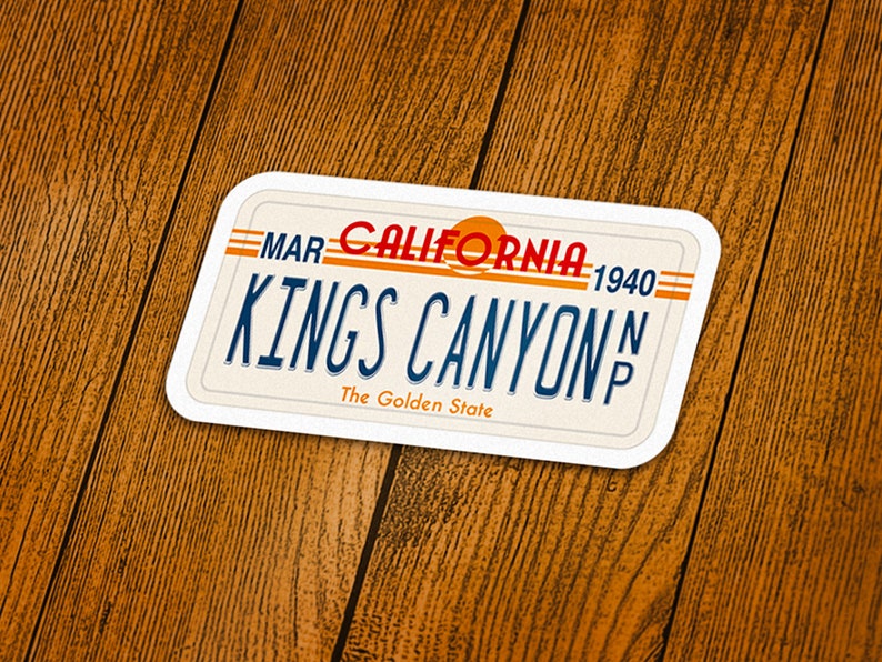 Kings Canyon National Park Vinyl Sticker | Choose 1 Decal or Get Them ...
