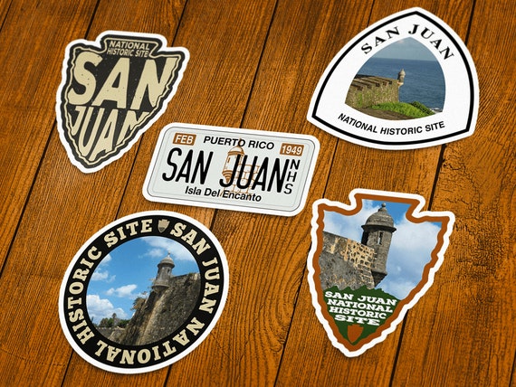 San Juan National Historic Site Vinyl Sticker Choose 1 Decal | Etsy