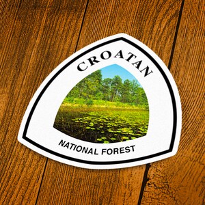 Croatan National Forest Vinyl Sticker | Choose 1 Decal or Get Them All ...