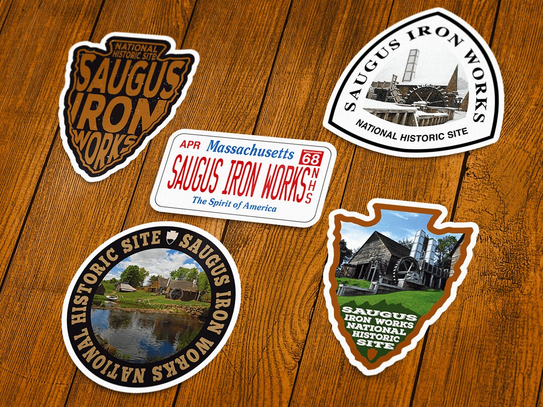 Saugus Iron Works National Historic Site Vinyl Sticker | Choose 1 Decal ...
