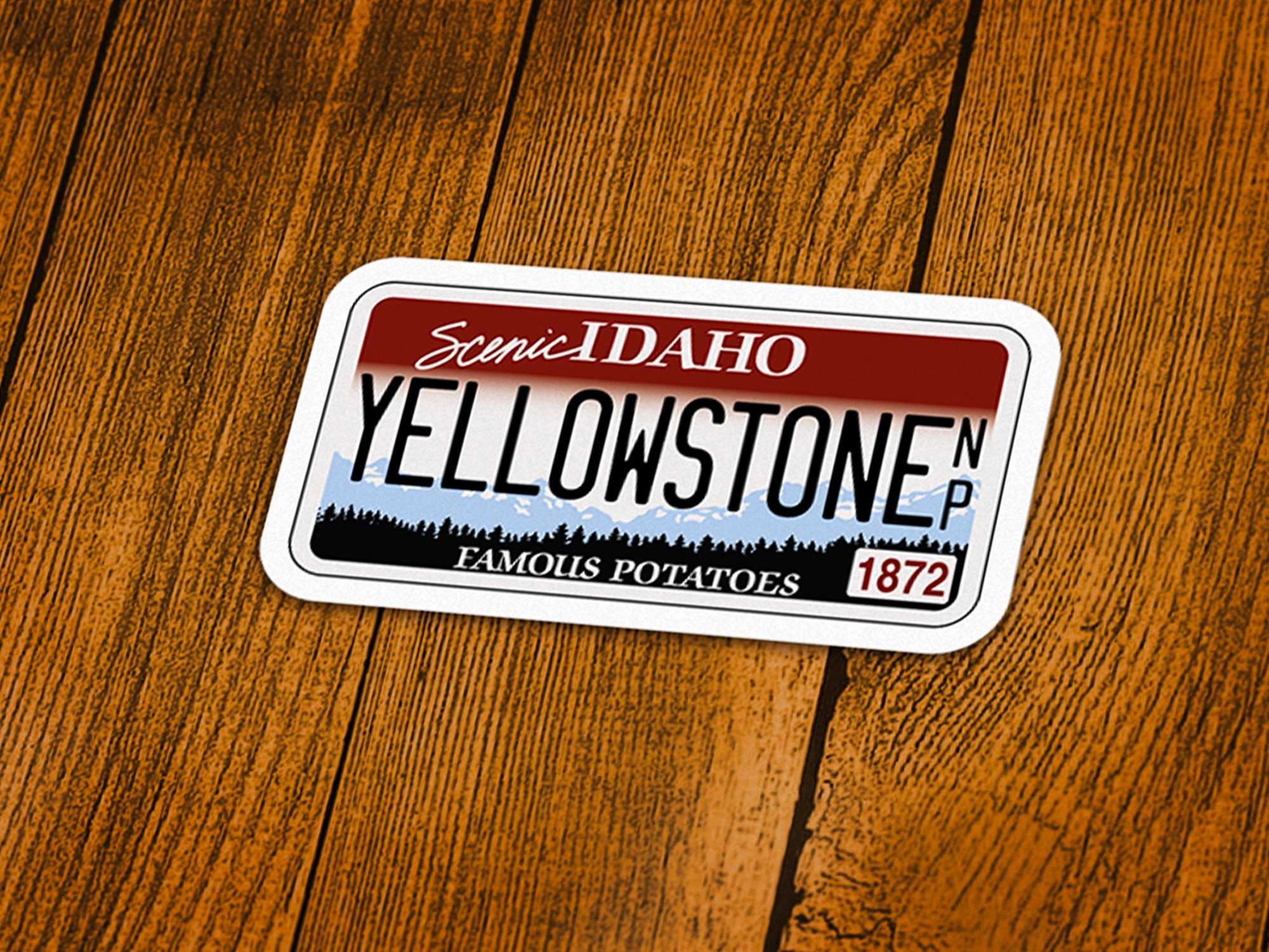 Yellowstone National Park Vinyl Sticker Choose 1 Decal or - Etsy