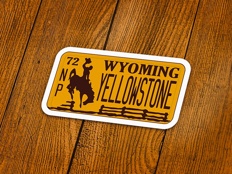 Yellowstone National Park Vinyl Sticker Choose 1 Decal or - Etsy