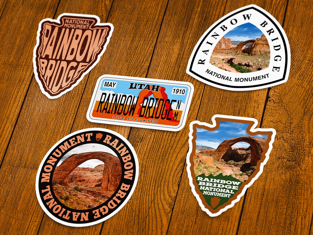 Rainbow Bridge National Monument Vinyl Sticker | Choose 1 Decal or Get ...