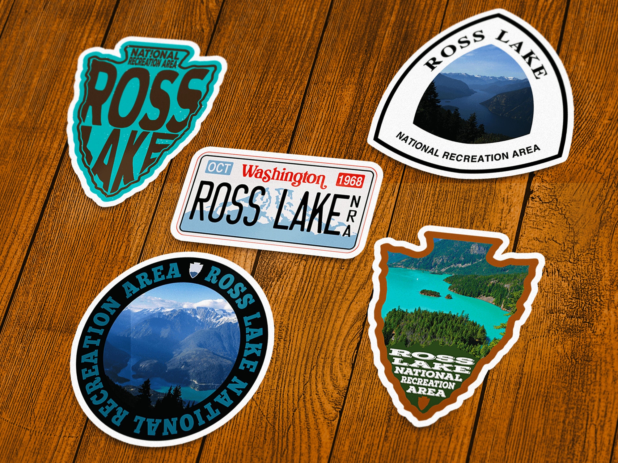 Ross Lake National Recreation Area Vinyl Sticker Choose 1 | Etsy