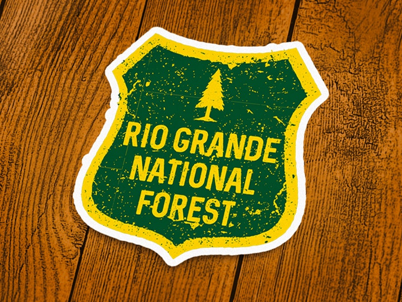 Rio Grande National Forest Vinyl Sticker Choose 1 Decal or - Etsy