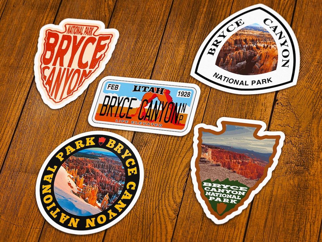 Bryce Canyon National Park Vinyl Sticker | Choose 1 Decal or Get Them ...