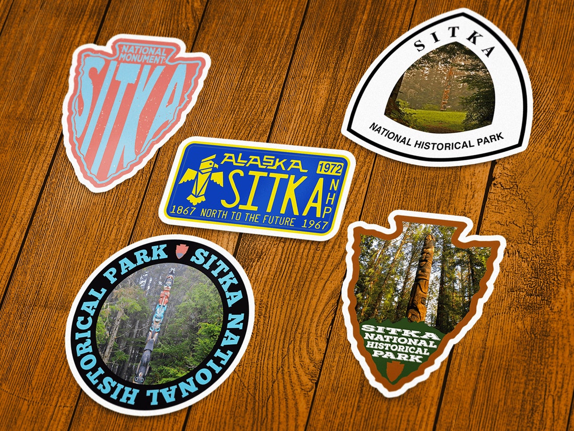 Sitka National Historical Park Vinyl Sticker Choose 1 Decal - Etsy