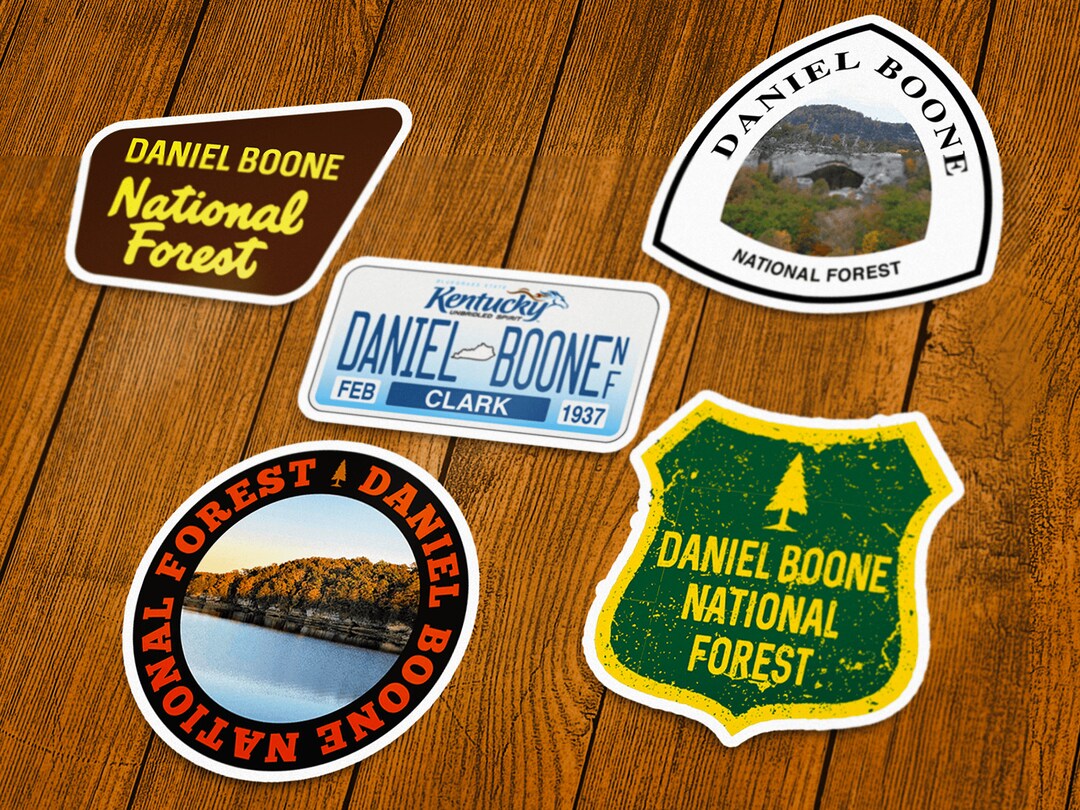 Daniel Boone National Forest Vinyl Sticker | Choose 1 Decal or Get Them ...