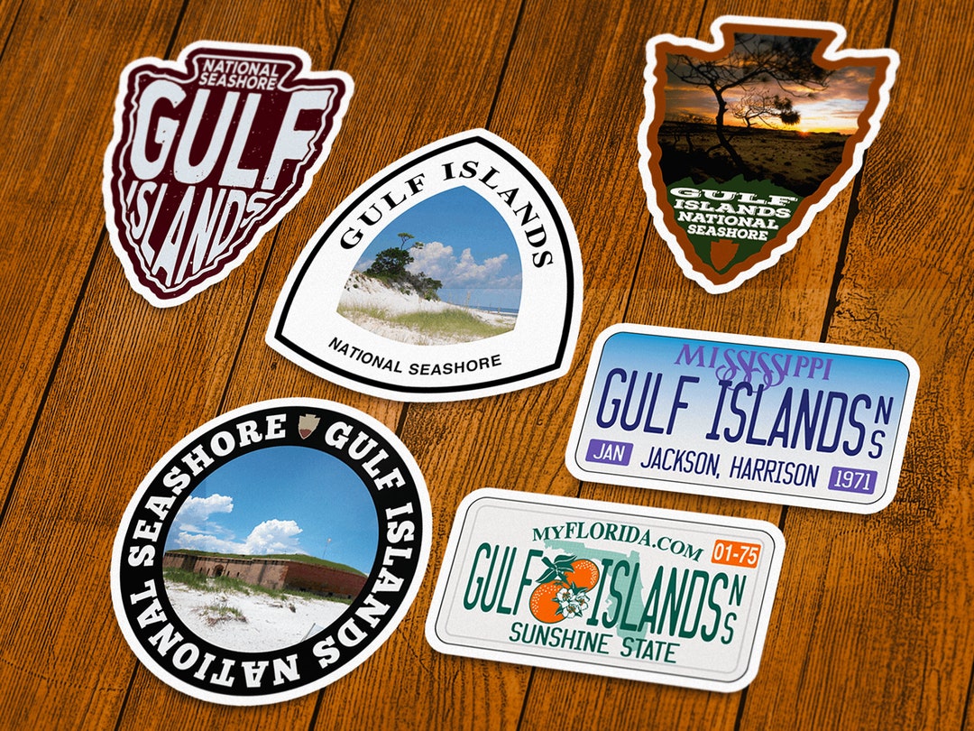 Gulf Islands National Seashore Vinyl Sticker | Choose 1 Decal or Get ...