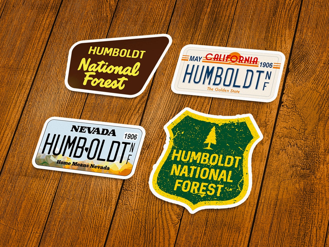 Humboldt National Forest Vinyl Sticker | Choose 1 Decal or Get Them All ...