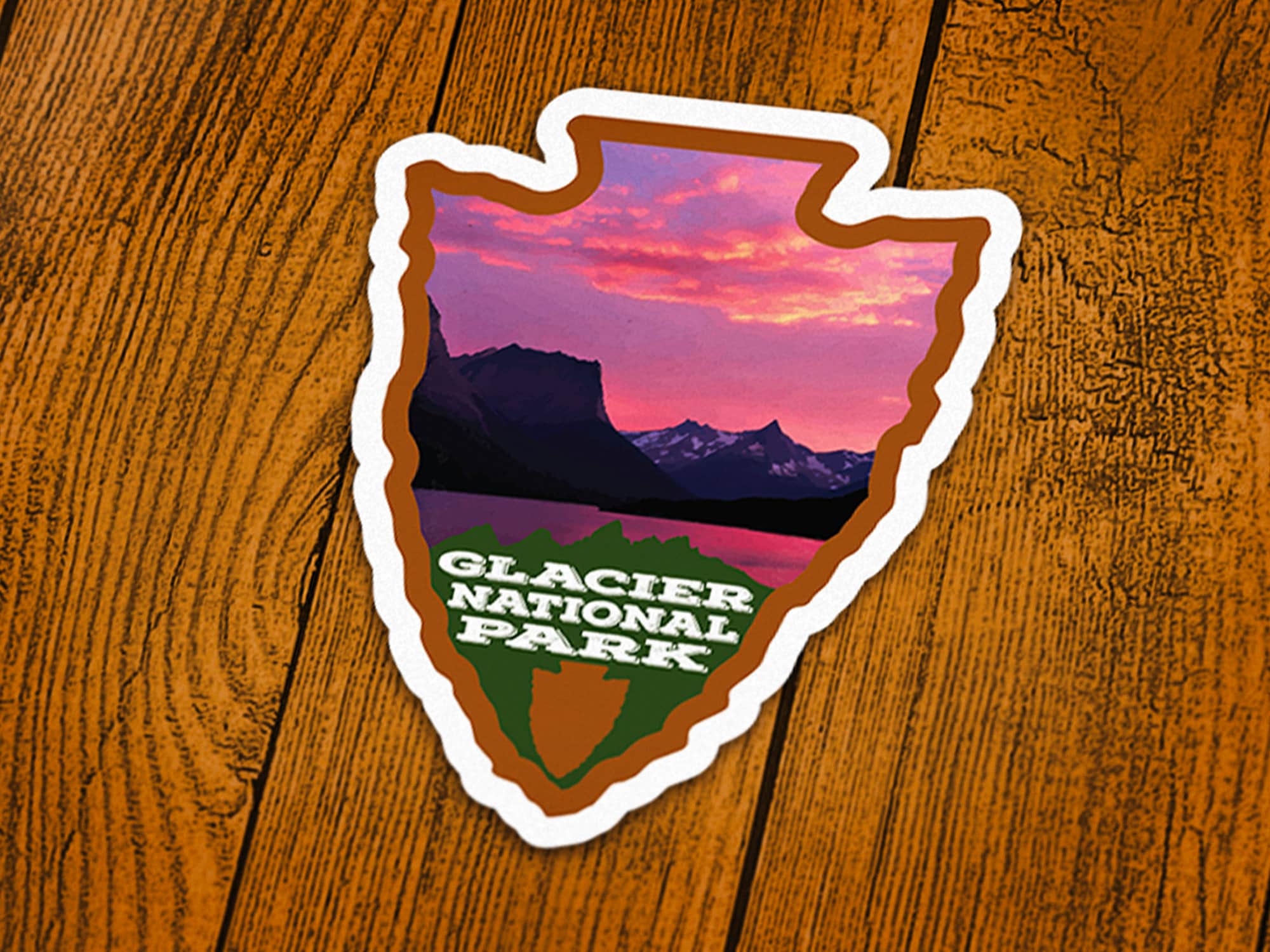 Glacier National Park Vinyl Sticker | Choose 1 Decal or Get Them All ...