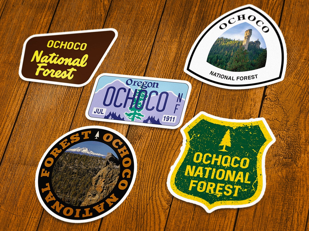 Ochoco National Forest Vinyl Sticker | Choose 1 Decal or Get Them All ...