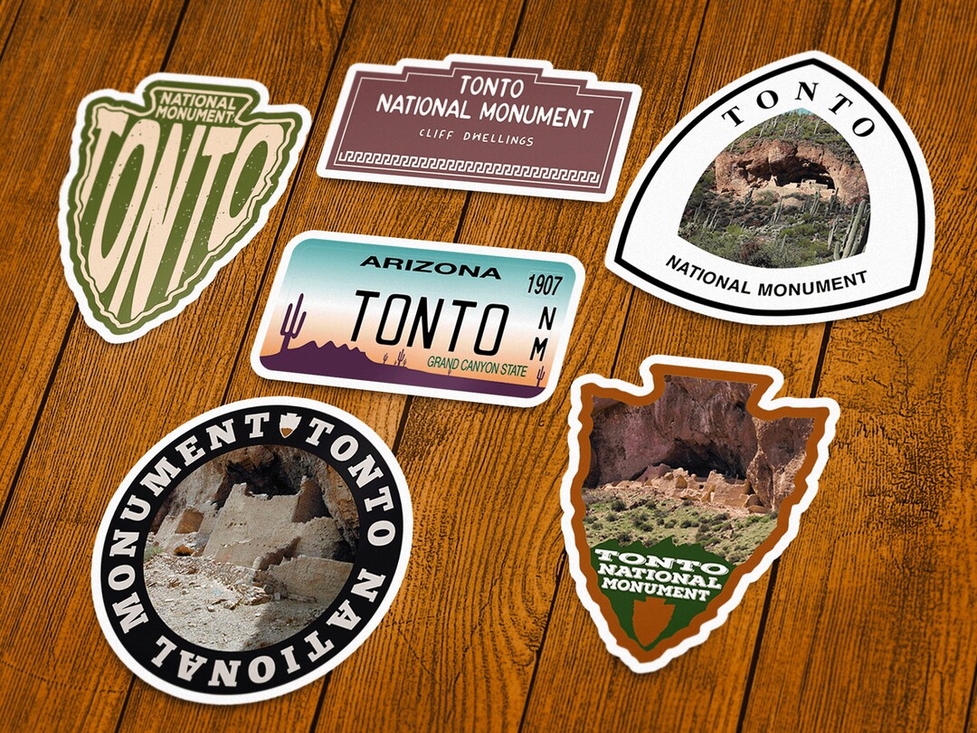 Tonto National Monument Vinyl Sticker | Choose 1 Decal or Get Them All ...