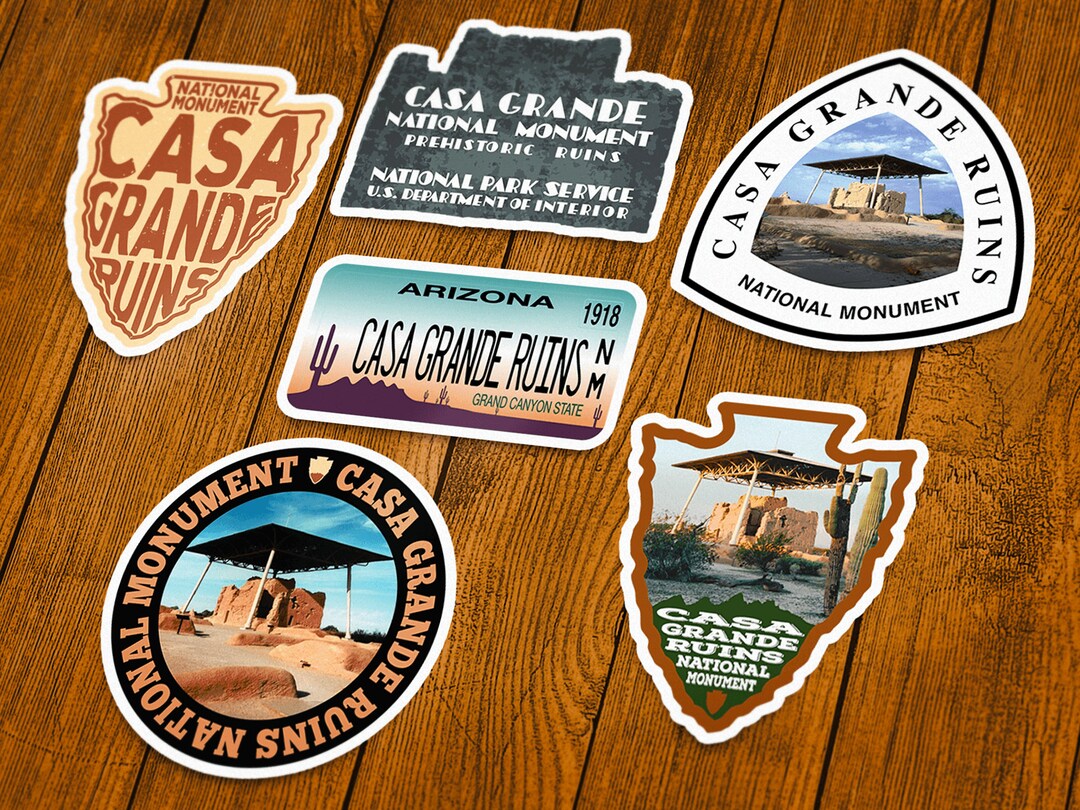 Casa Grande Ruins National Monument Vinyl Sticker | Choose 1 Decal or ...