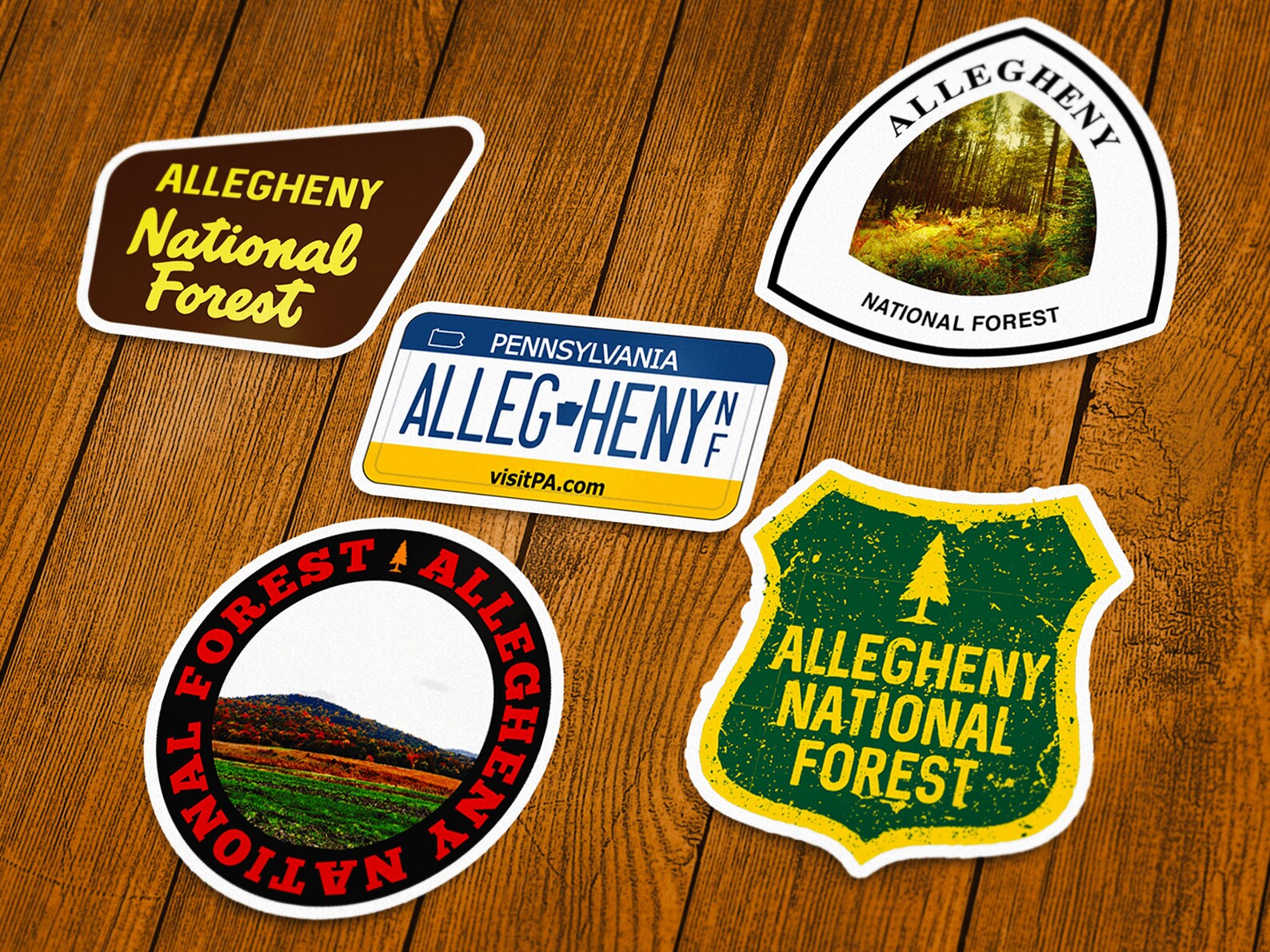 Allegheny National Forest Vinyl Sticker Choose 1 Decal or - Etsy