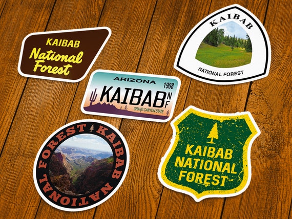Kaibab National Forest Vinyl Sticker Choose 1 Decal or Get | Etsy
