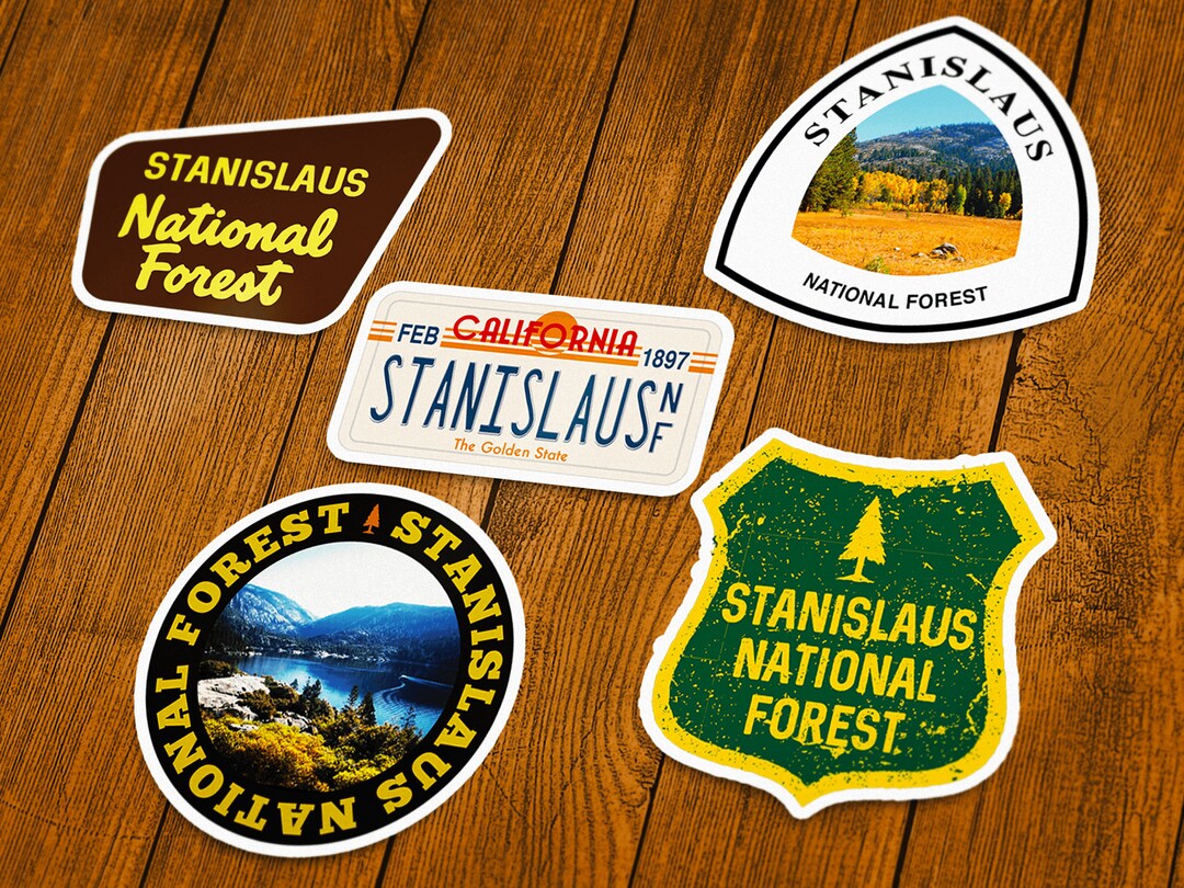 Stanislaus National Forest Vinyl Sticker | Choose 1 Decal or Get Them ...