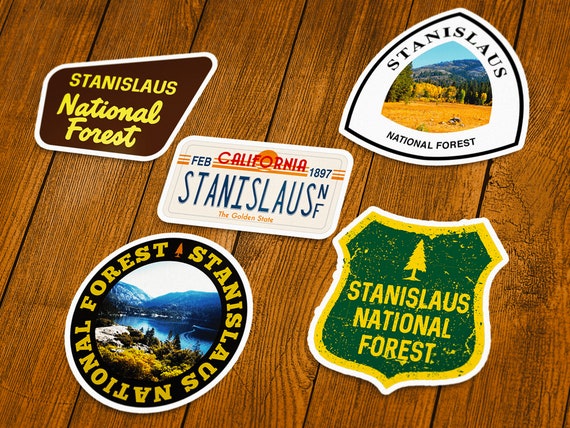 Stanislaus National Forest Vinyl Sticker Choose 1 Decal or | Etsy