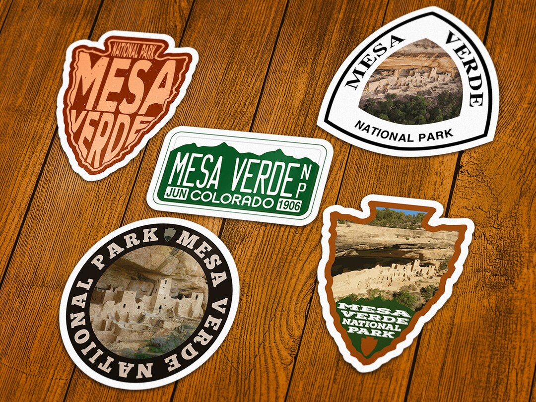 Mesa Verde National Park Vinyl Sticker | Choose 1 Decal or Get Them All ...