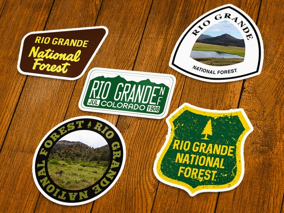 Rio Grande National Forest Vinyl Sticker Choose 1 Decal or - Etsy