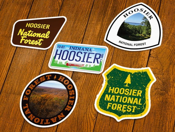 Hoosier National Forest Vinyl Sticker Choose 1 Decal or Get | Etsy