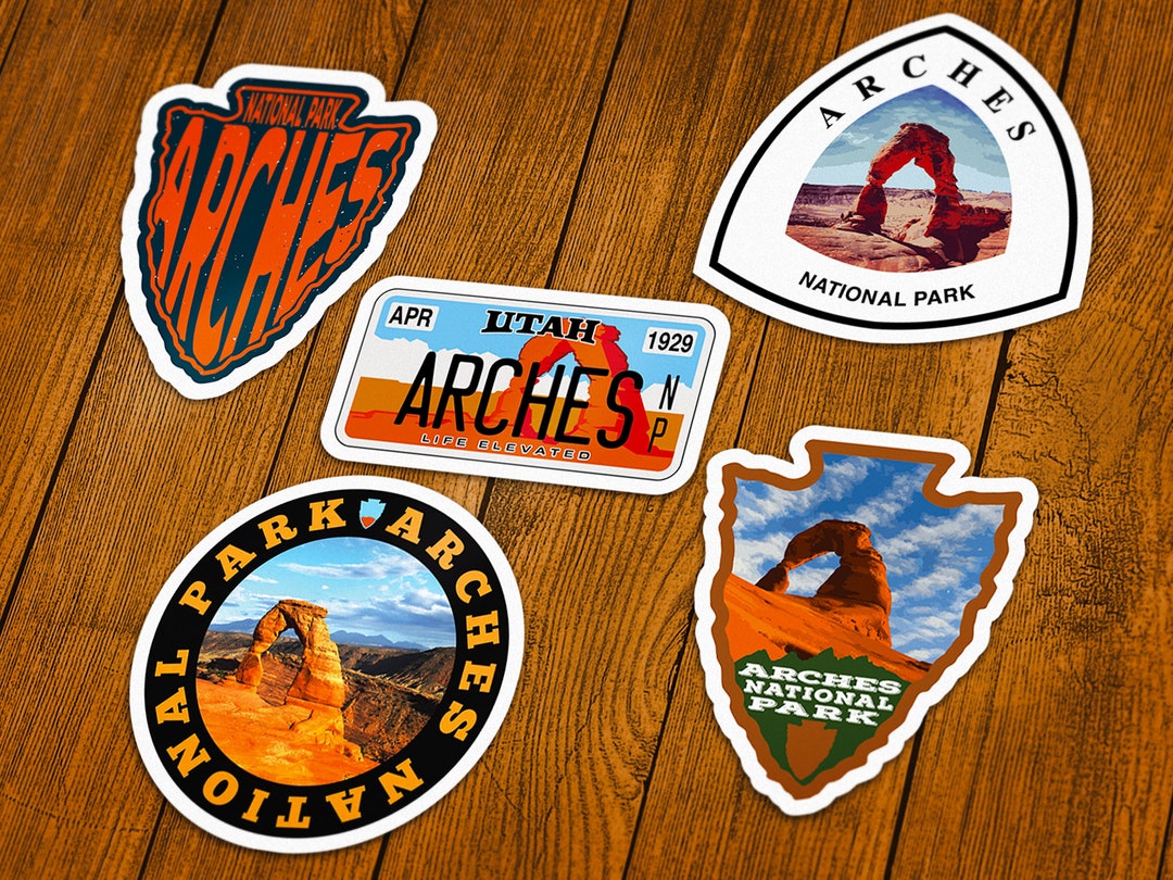 Arches National Park Vinyl Sticker | Choose 1 Decal or Get Them All! - Etsy