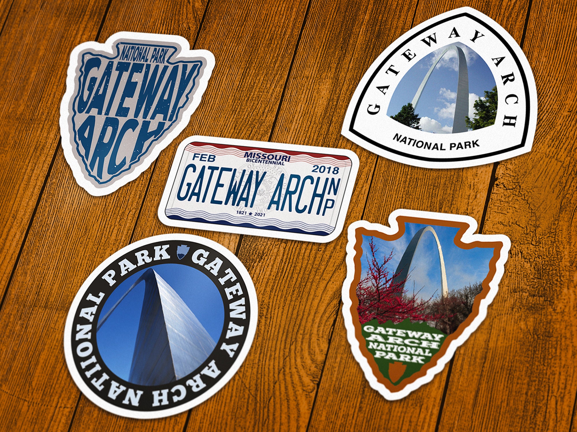 Gateway Arch National Park Vinyl Sticker Choose 1 Decal or | Etsy