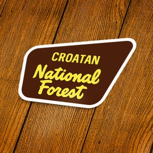Croatan National Forest Vinyl Sticker | Choose 1 Decal or Get Them All ...