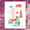 Rau Quả Risograph - Etsy