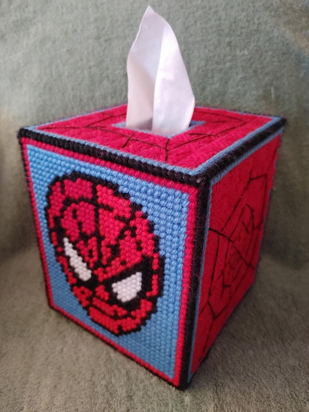 Spider-man - Tissue Box Cover - Etsy