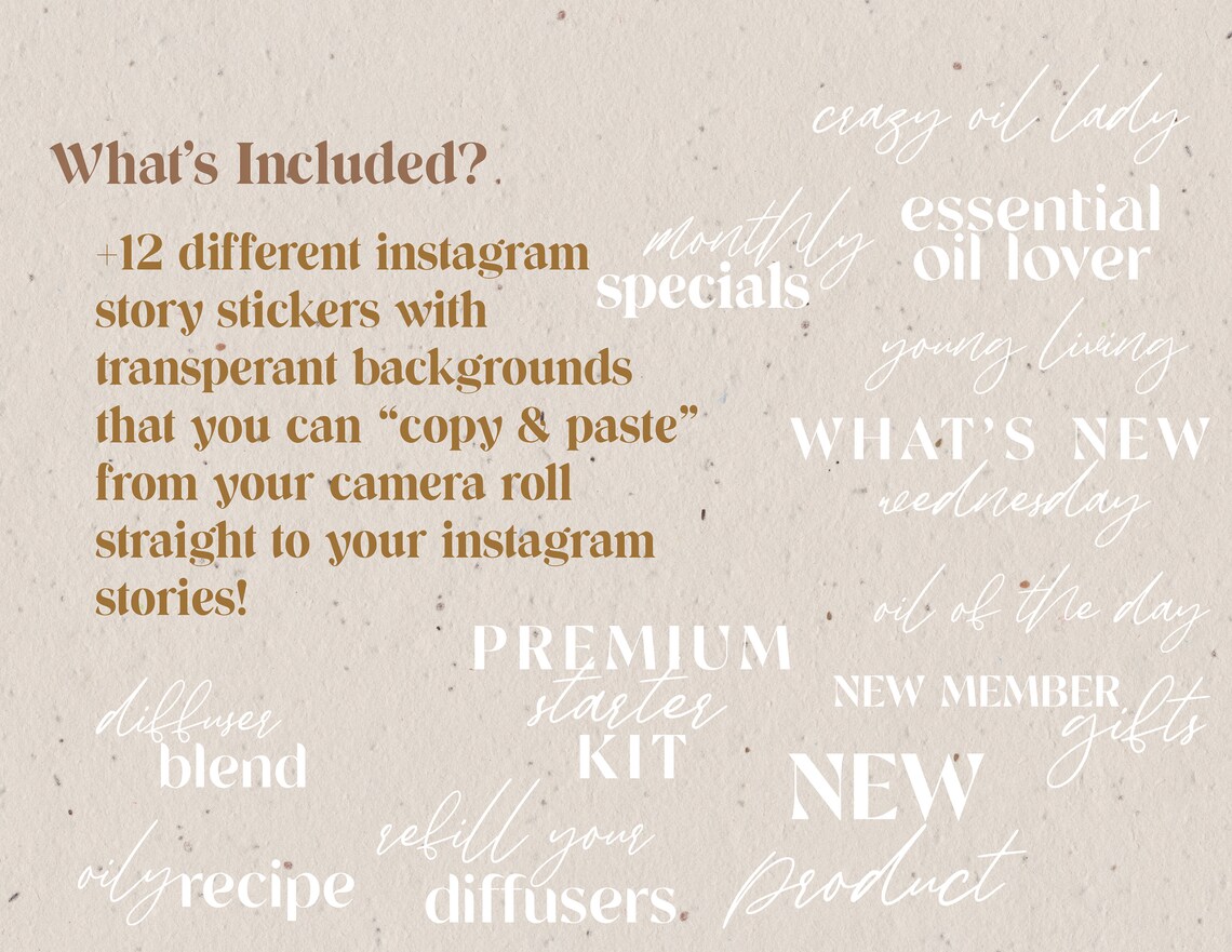 Instagram Story Stickers Pack 1-modern Minimal | Etsy