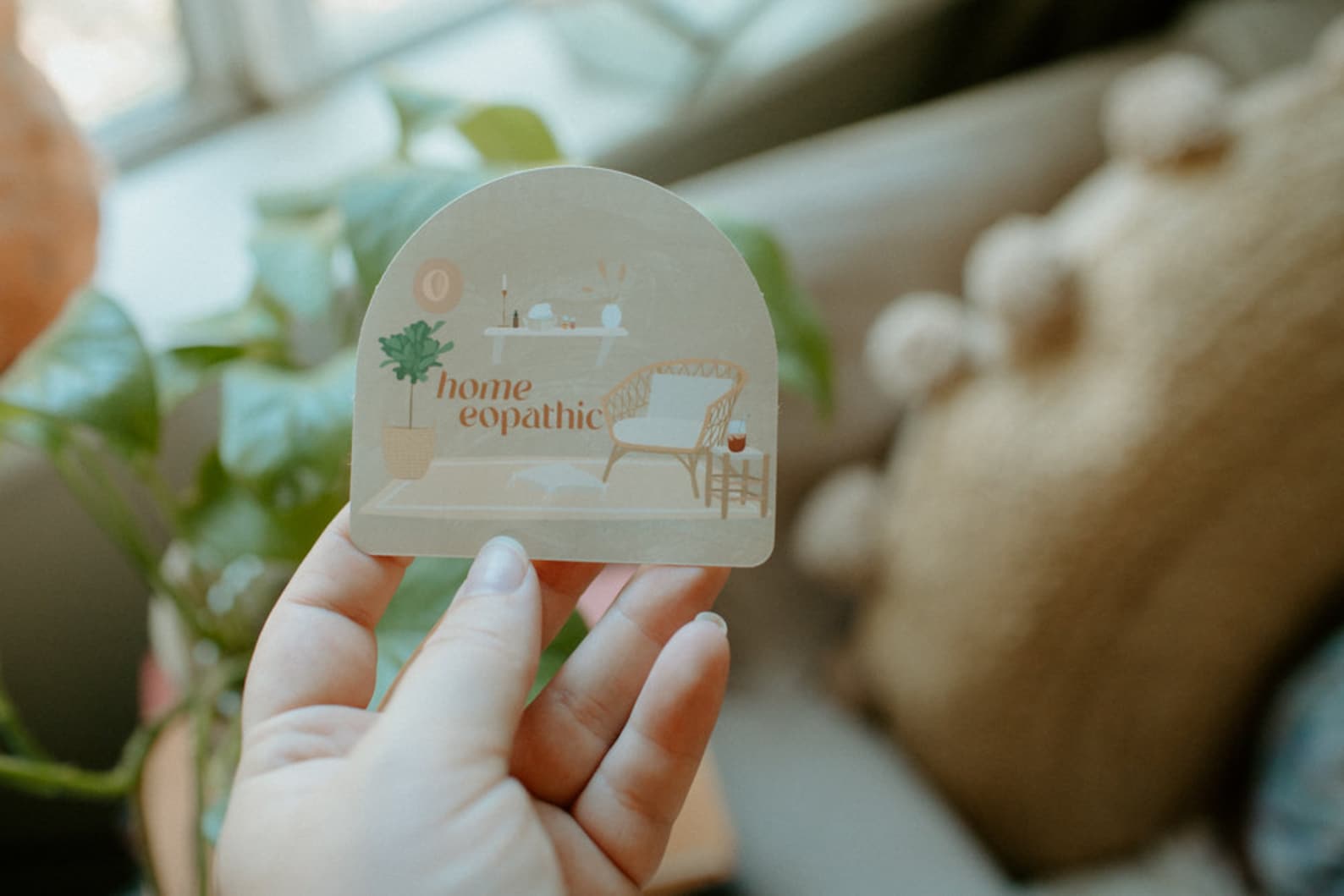 Homeopathic Boho Sticker | Etsy