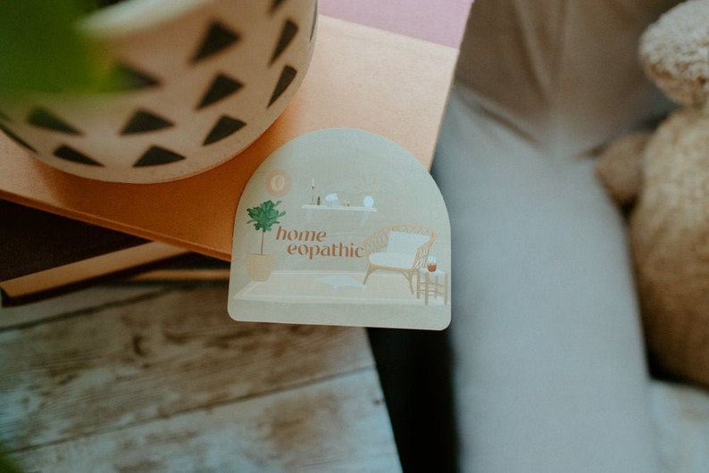 Homeopathic Boho Sticker | Etsy