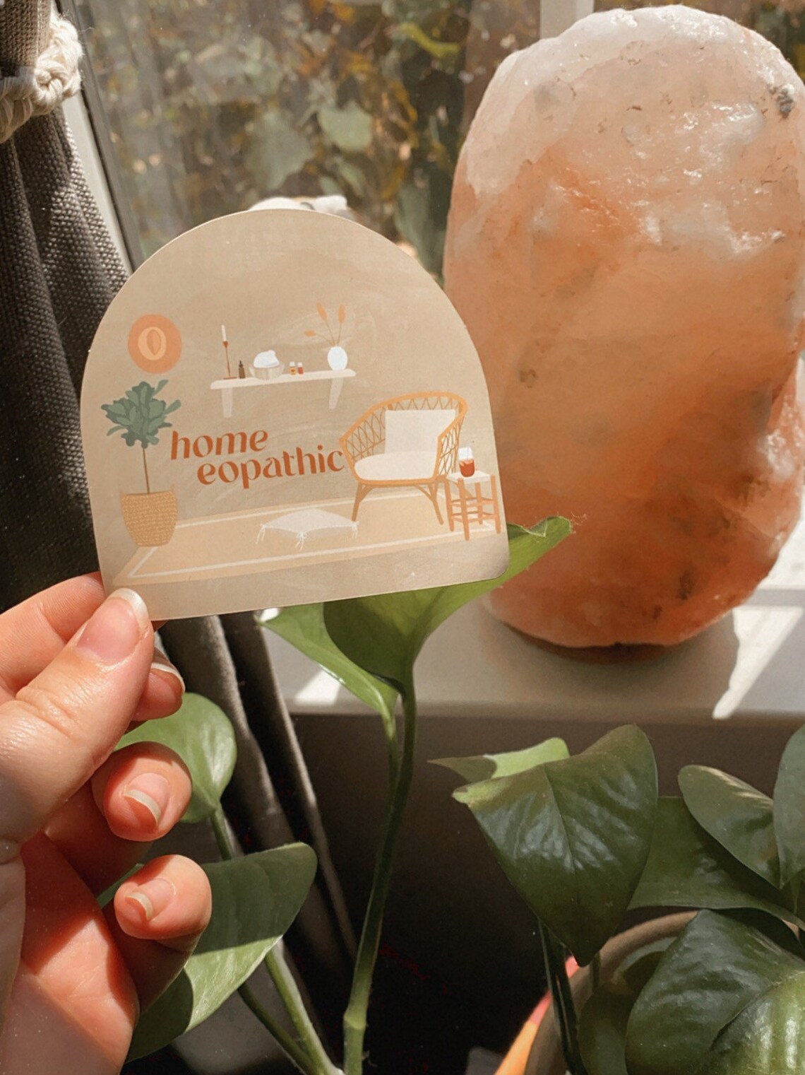 Homeopathic Boho Sticker - Etsy