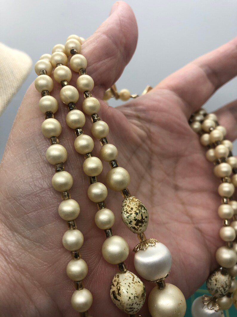 Beautiful Vintage Faux Pearls Marked Japan - Etsy