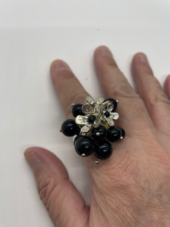 Vintage stretchable ring - Gem