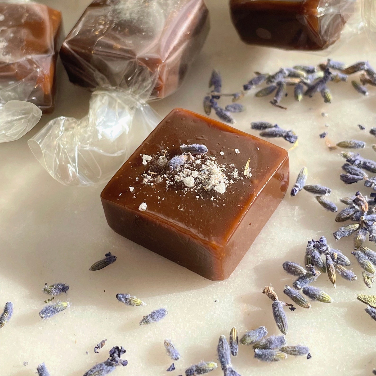 Lavender Honey Caramels: Botanical / Artisanal / Herbal / Natural Candy ...