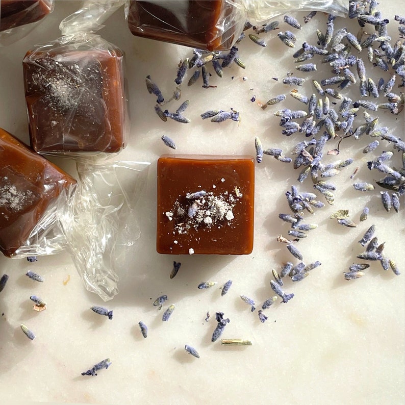 Lavender Honey Caramels: Botanical / Artisanal / Herbal / Natural Candy ...