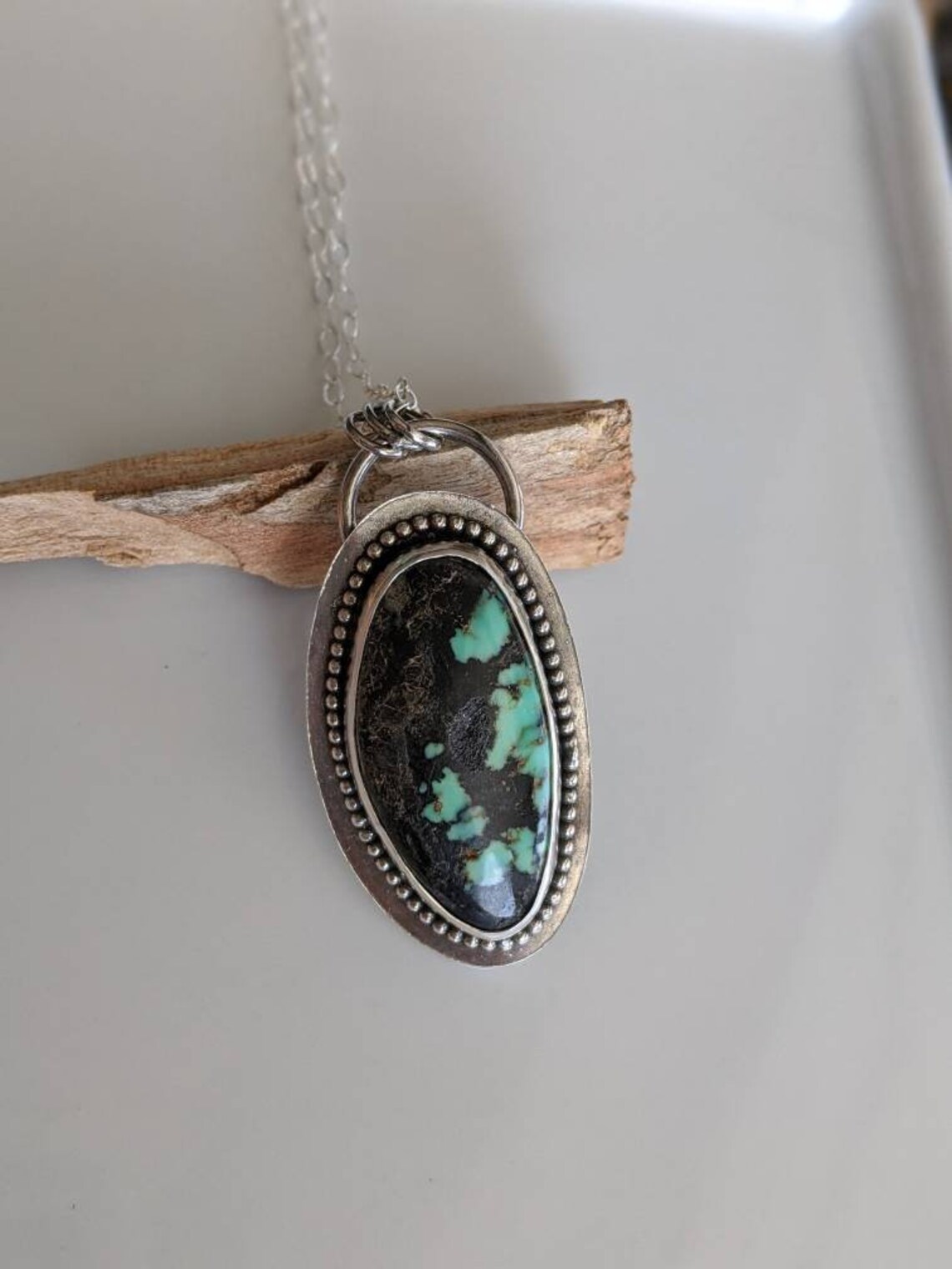 New Lander turquoise necklace | Etsy