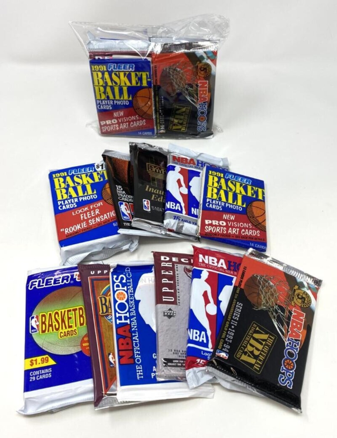 200 Basketball NBA Cards in Old Sealed Factory Packs - Etsy