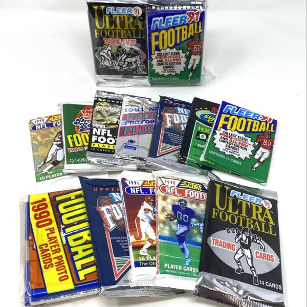 Football Pro Set Cards - Etsy